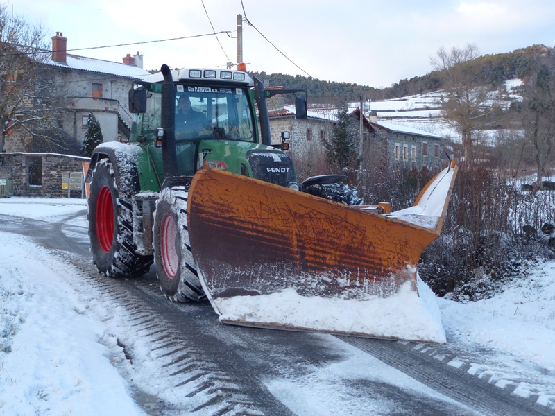 Le service de déneigement communal